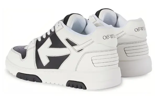 Off-White Out Of Office" Low Top Sneakers - Black/white