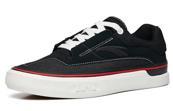 ANTA A-shock Low Top Sneakers - Black/white/red