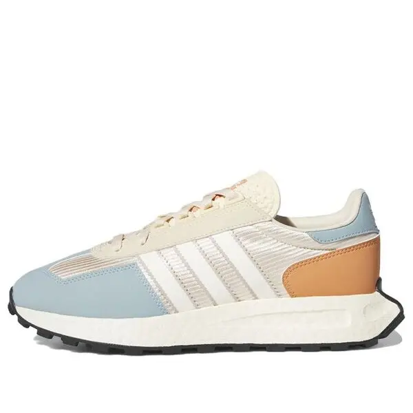Adidas Retropy E5 Lace-up Sneakers - Cream/beige/light Blue