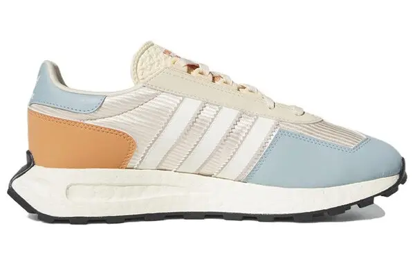 Adidas Retropy E5 Lace-up Sneakers - Cream/beige/light Blue