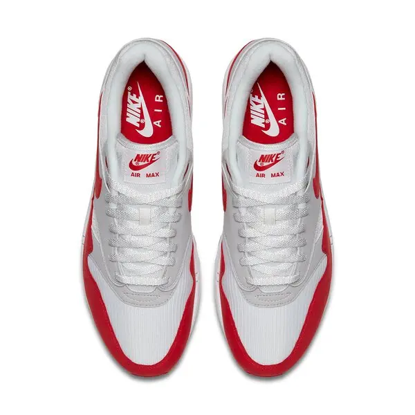 Nike Max 1 Og Anniversary 'red' Sneakers - White/red/grey