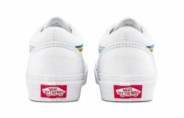 VANS Old Skool Low Top Sneakers - White/blue
