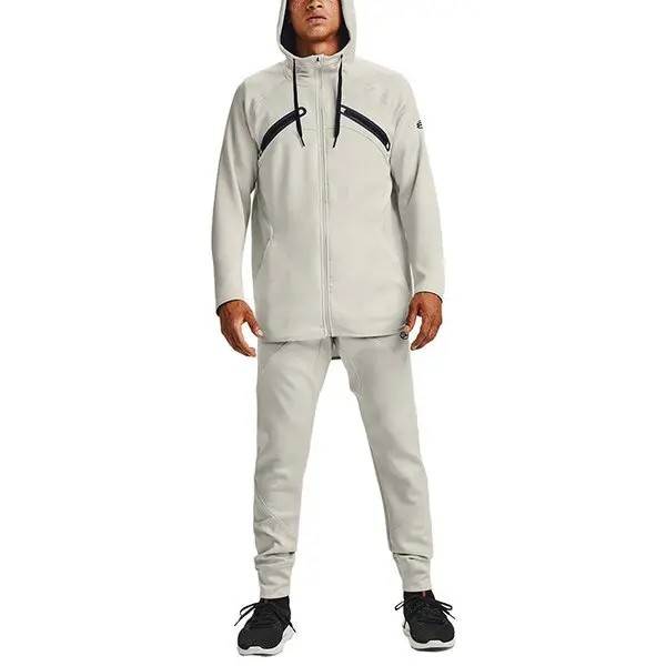 Under Armour Curry Stealth Basketball Zip-up Hooded Jacket