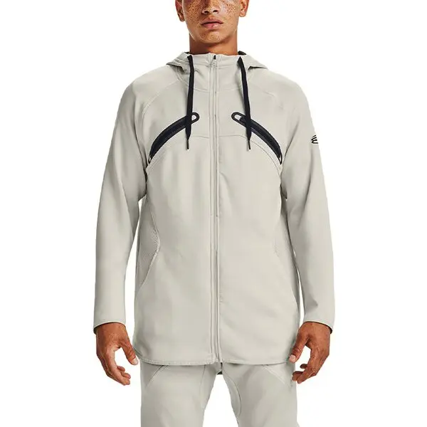 Under Armour Curry Stealth Basketball Zip-up Hooded Jacket