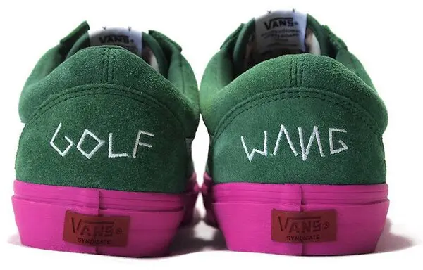 VANS Golf Wang X Old Skool Pro 's' Sneakers - Green