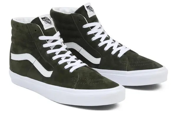 VANS Sk8-hi Pig Suede High Top Sneakers - Green