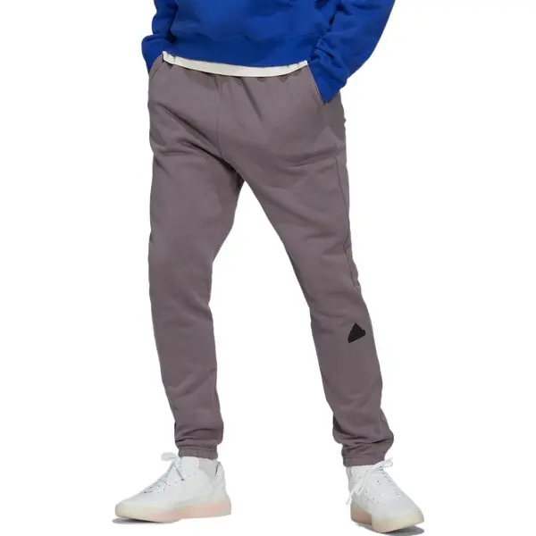 Adidas Solid Color Logo Casual Bundle Feet Sports Pants/trousers/joggers Rose Brown - Multi-color