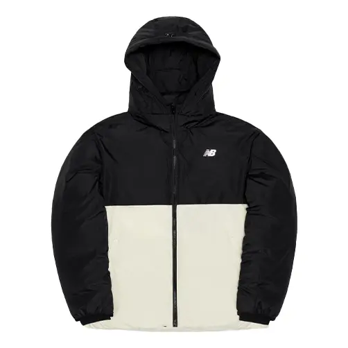 NEW BALANCE Sport Color Block Jacket Asia Sizing 'black White - Black/white