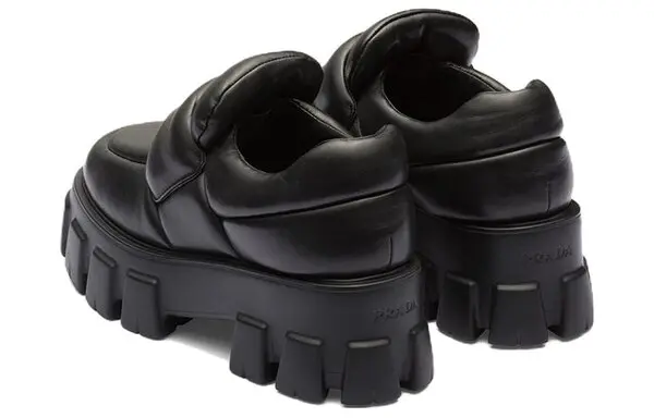 Prada Soft Padded Nappa Leather Loafers