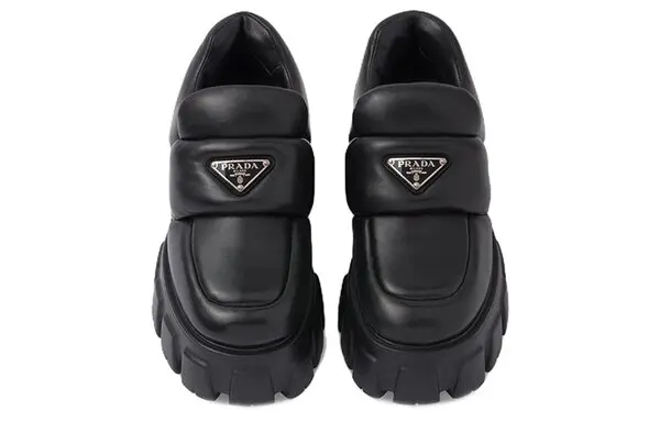 Prada Soft Padded Nappa Leather Loafers
