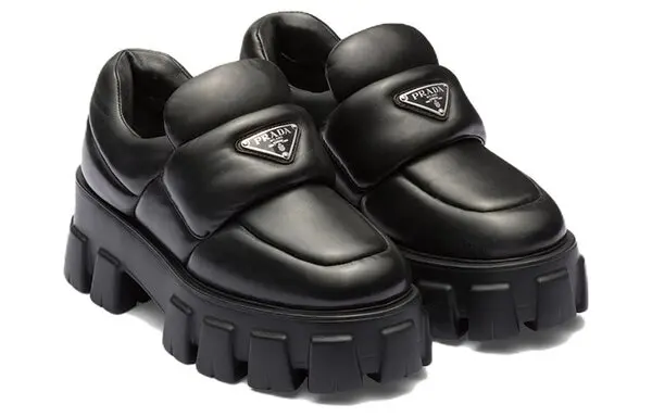 Prada Soft Padded Nappa Leather Loafers