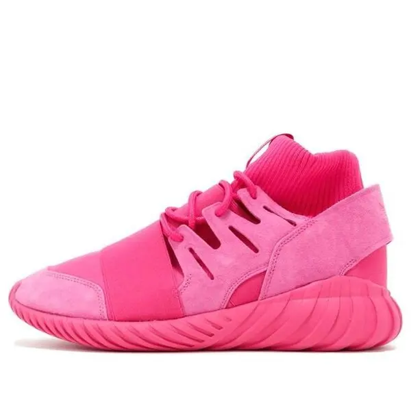 Adidas Tubular Doom Tonal High Top Sneakers - Pink