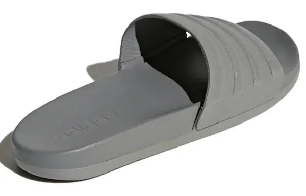 Adidas Adilette Cloudfoam Plus Slides - Charcoal Grey