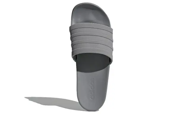Adidas Adilette Cloudfoam Plus Slides - Charcoal Grey