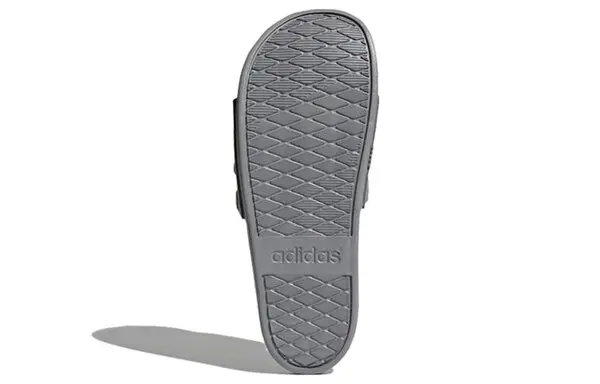 Adidas Adilette Cloudfoam Plus Slides - Charcoal Grey