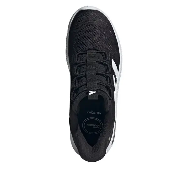 Adidas Cloudfoam Flex Rapidfit Sneakers - Core Black/cloud White/silver Metallic