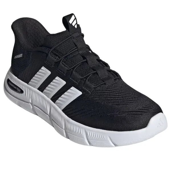 Adidas Cloudfoam Flex Rapidfit Sneakers - Core Black/cloud White/silver Metallic