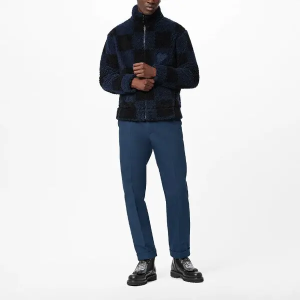 LOUIS VUITTON X Nigo2 Crossover Lv2 Ss22 Grid Jacket - Blue