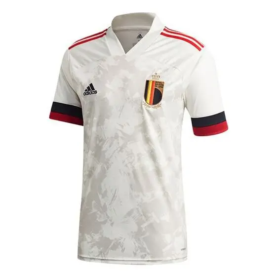Adidas Belgium National Team Away Fan Edition Short Sleeve Jersey - White