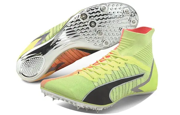 PUMA Evospeed Tokyo Brush Mid Athletic Track Spikes - Yelloworange
