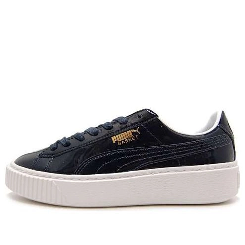 PUMA Basket Platform Patent Peacoat - Blue