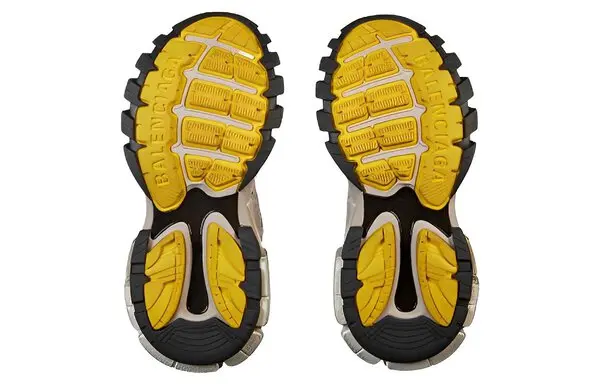 Balenciaga Track Sneakers - Beige/black/yellow