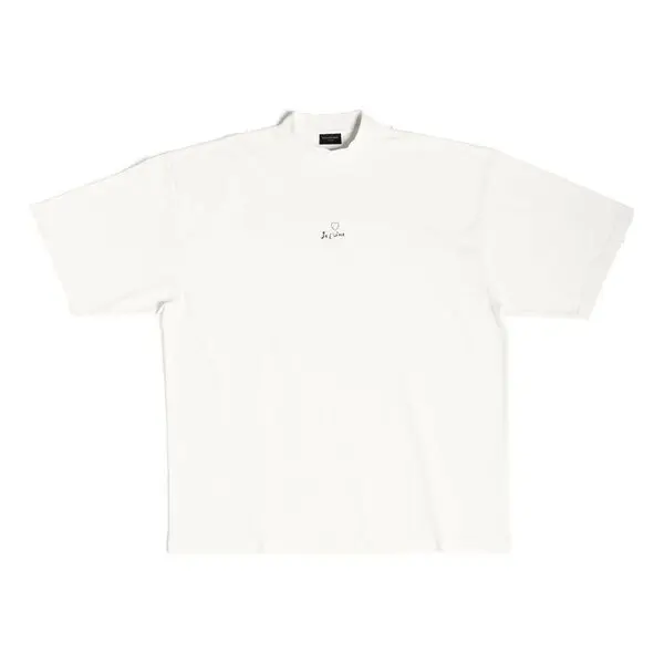 Balenciaga Je T'aime Oversized T-shirt - White