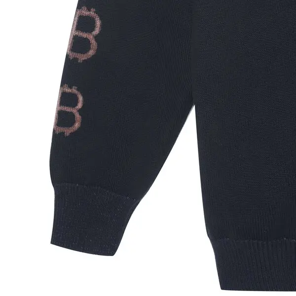 Balenciaga Bb Logo Knit Sweater