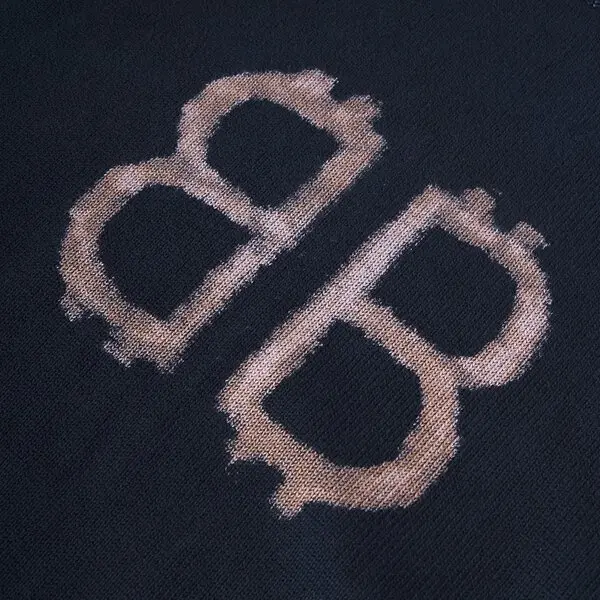 Balenciaga Bb Logo Knit Sweater