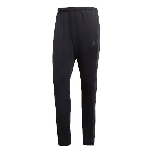 Adidas Green Side Stripe Training Sports Pants - Black