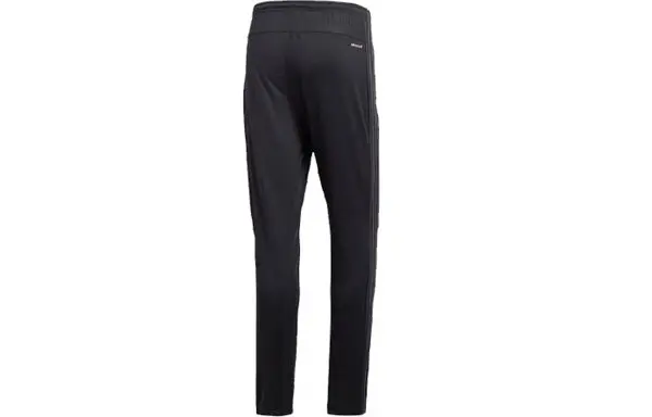 Adidas Green Side Stripe Training Sports Pants - Black