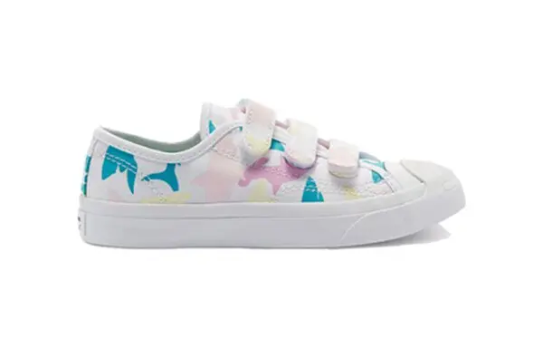 CONVERSE Jack Purcell Low Top 'shark Bite' Sneakers - White