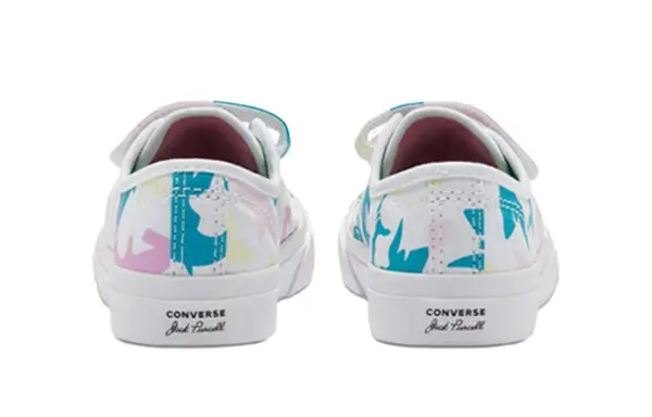 CONVERSE Jack Purcell Low Top 'shark Bite' Sneakers - White
