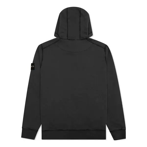 Stone Island Hooded Sweatshirt - Black