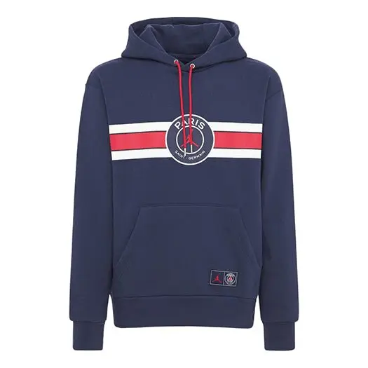 JORDAN Paris Saint-germain Team Logo Printed Hoodie - Default Color