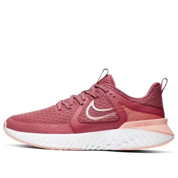 Nike Legend React 2 Athletic Sneakers - Red/gray
