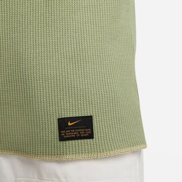 Nike Life Long Sleeve Heavy Waffle Top