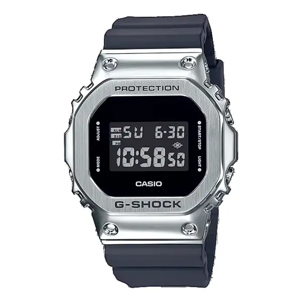 Casio G-shock Square Digital Watch - Silver