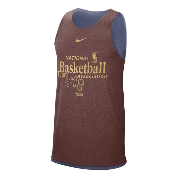 Nike Team 31 Standard Issue Reversible Jersey - Brown