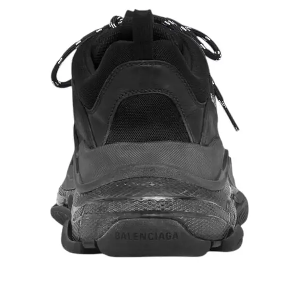 Balenciaga Triple S Clear Sole Sneakers - Black