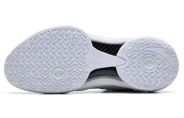 ANTA Shock Wave 4 Basketball Sneakers - Grey/laser