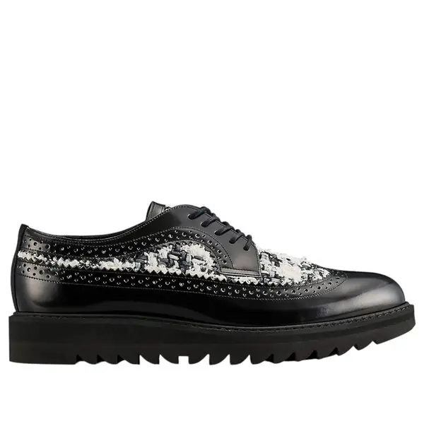 Onitsuka Tiger Brogue Textured Lace-up Shoes