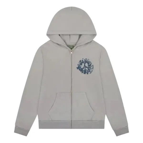 DENIM TEARS Zip Hoodie - Grey