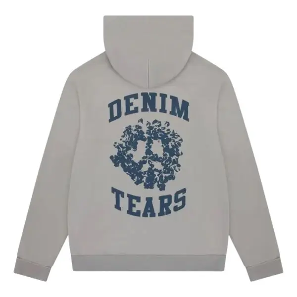 DENIM TEARS Zip Hoodie - Grey