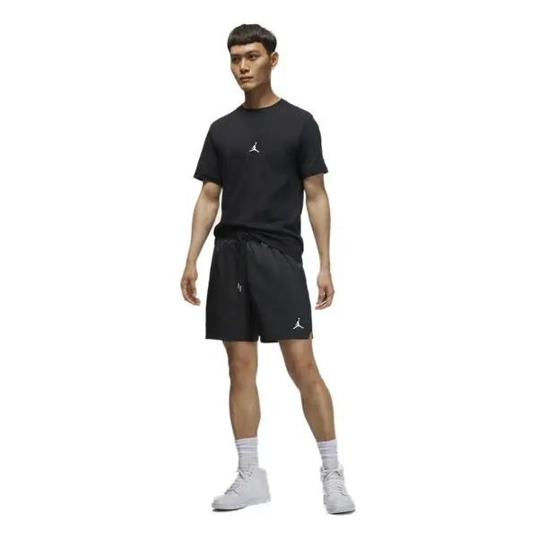 JORDAN Logo Print Straight Shorts