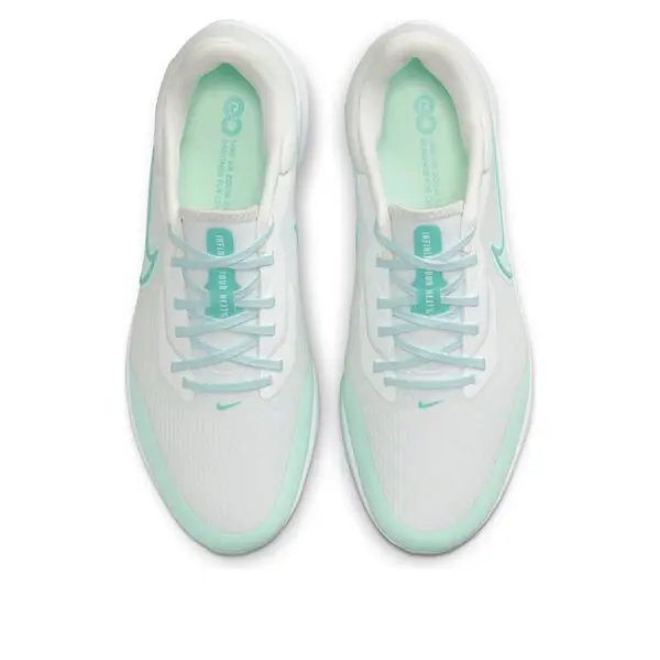 Nike Zoom Infinity Tour Next% Wide Golf Shoes - White/washed Teal/mint Foam