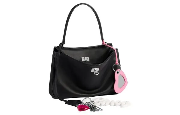 Balenciaga Rodeo Handbag With Charm Detail