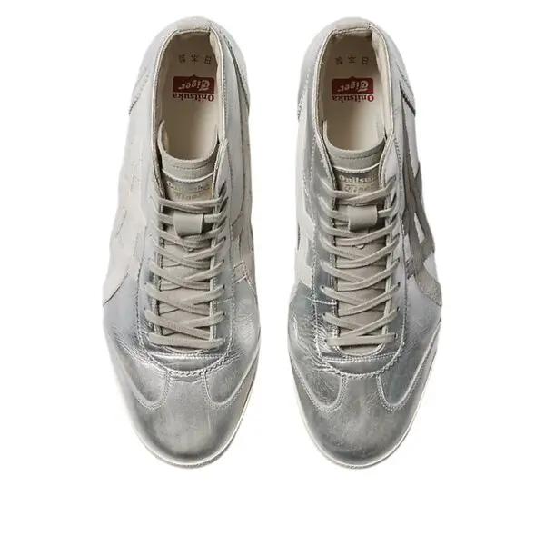 Onitsuka Tiger Mexico Mid Runner Deluxe Sneakers - Silver/piedmont Grey