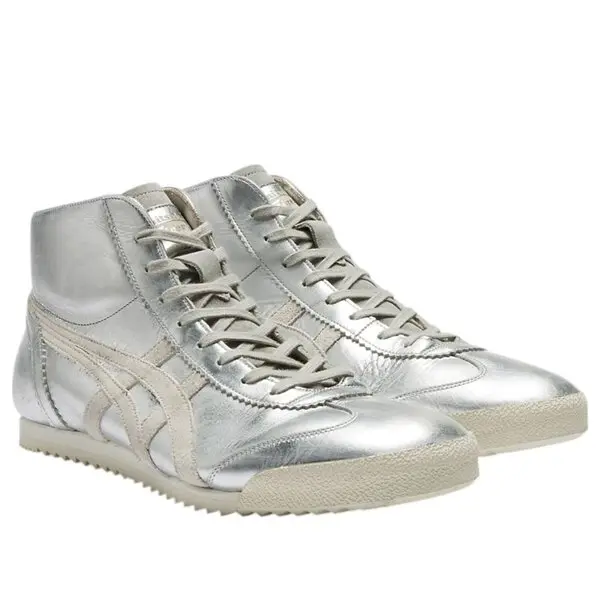 Onitsuka Tiger Mexico Mid Runner Deluxe Sneakers - Silver/piedmont Grey