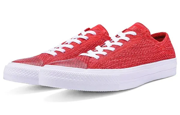 CONVERSE Nike X Chuck Taylor All Star Flyknit Low Sneakers - Red/white